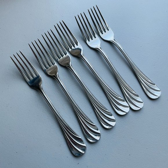 Meridional | Dining | Nobre Inox Meridional 81 Stainless Steel Forks 8 ...